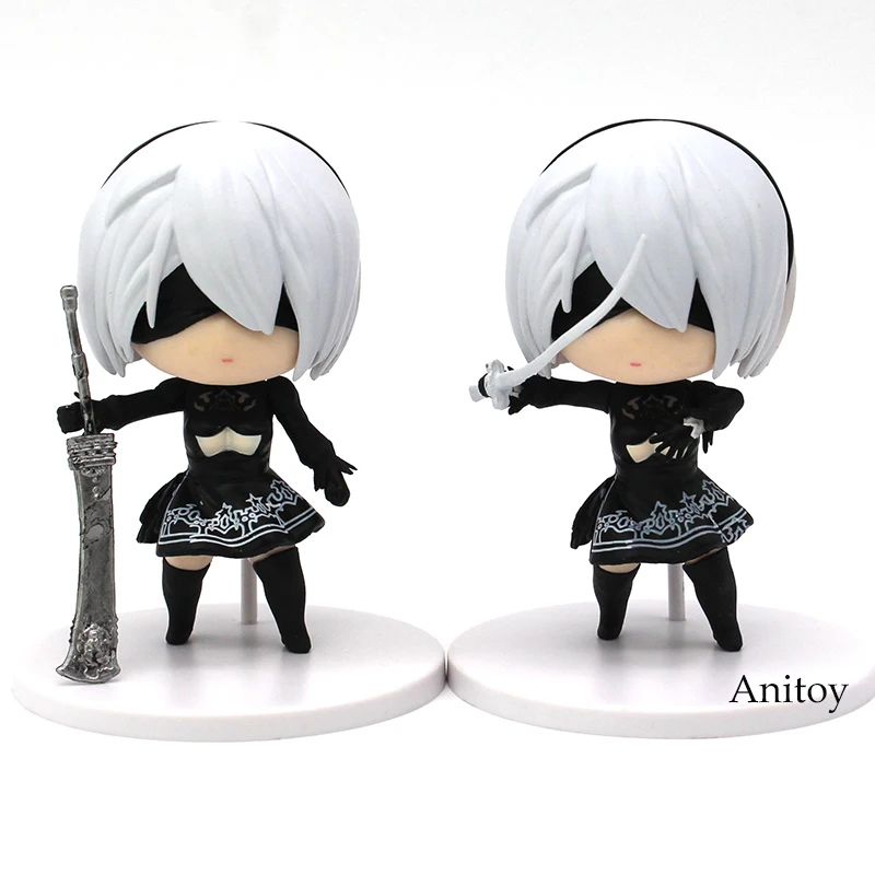 Kawaii NieR: Automata 2B Chibi Figure - Kuru Store