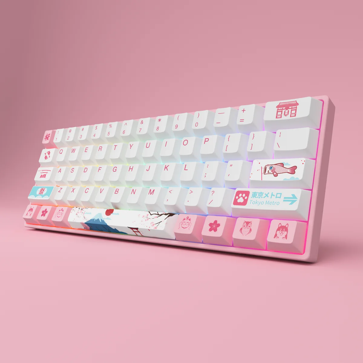 Kawaii AKKO 3061S 3068V2 Tokyo Gaming Keyboard - Kuru Store