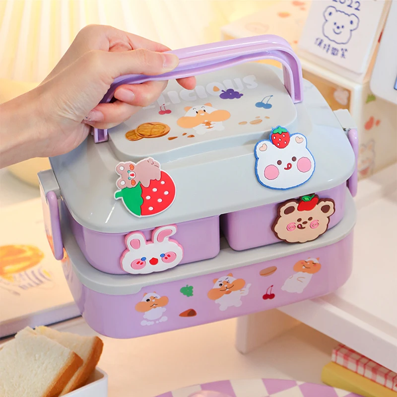 Kawaii Animals Lunch Box - Kuru Store