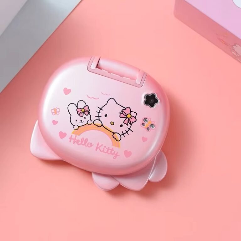 Hello Kitty Retro Flip Phone Kawaii Edition - Kuru Store
