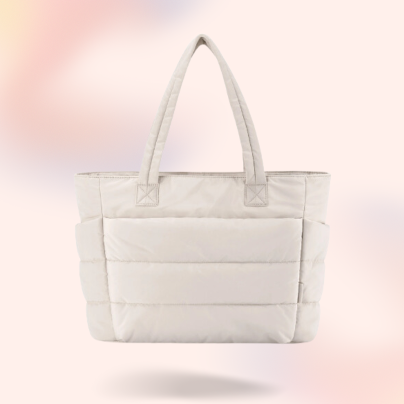 Pink Puffer Tote Bag - Kuru Store