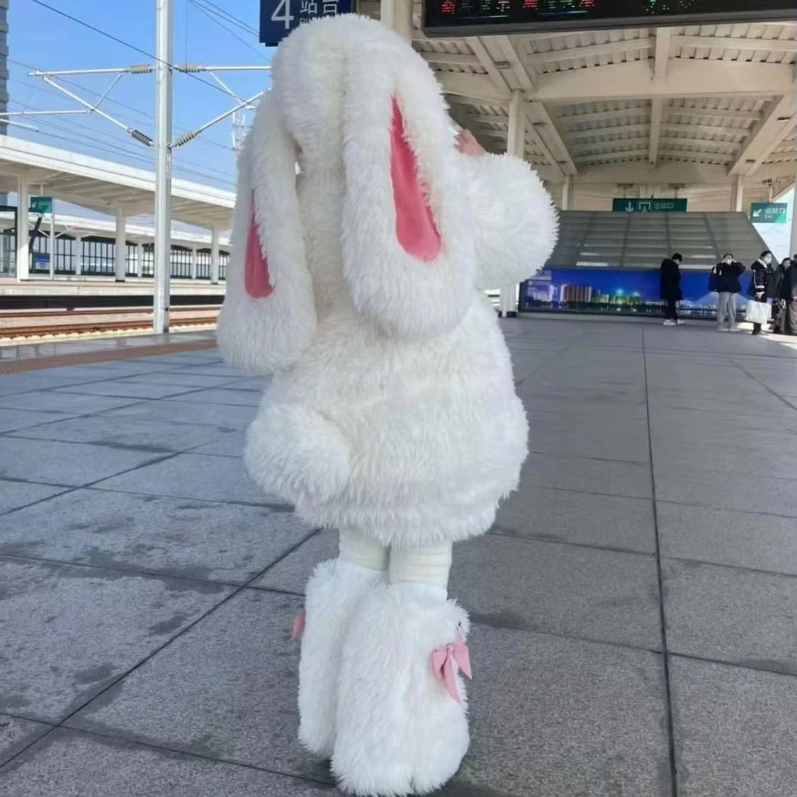 Plush Rabbit Cosplay Costume for Kids - Kuru Store